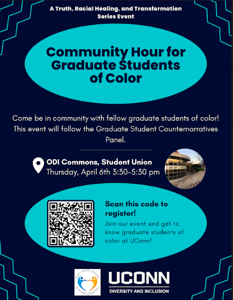 Community Hour for Grad Students of Color (Thursday, 4/6) | Diversity ...